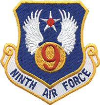 9th Air Force Patch - 9th Air Force - PriorService.com