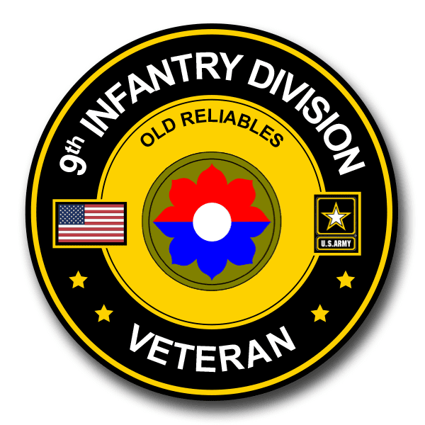 9th Infantry Division Veteran Decal - US Army Division Veteran Decals ...