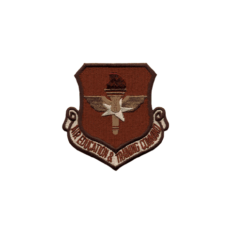 Air Education & Training Command Patch - Desert - Air Force Education ...