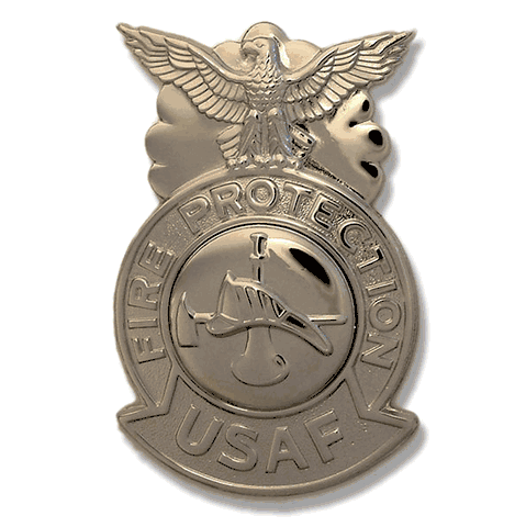 Air Force Fire Fighter Full Size Badge - Air Force Full Size Insignia ...