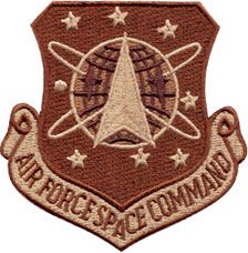 Air Force Space Command Patch - Desert - Space Command - PriorService.com