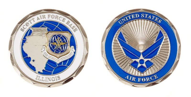 Air Mobility Command Scott Air Force Base Challenge Coin - New ...
