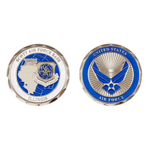 Air Mobility Command Scott Air Force Base Challenge Coin - New ...