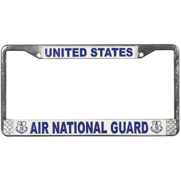 Air National Guard License Plate Frame - US Air Force License Plate ...