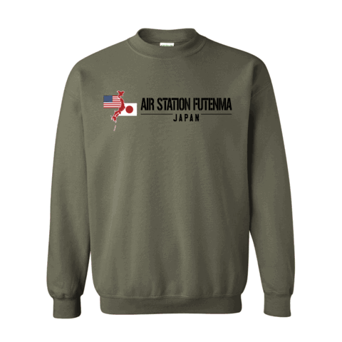 Air Station Futenma Japan Sweatshirt - Japan Duty Station Sweatshirts ...
