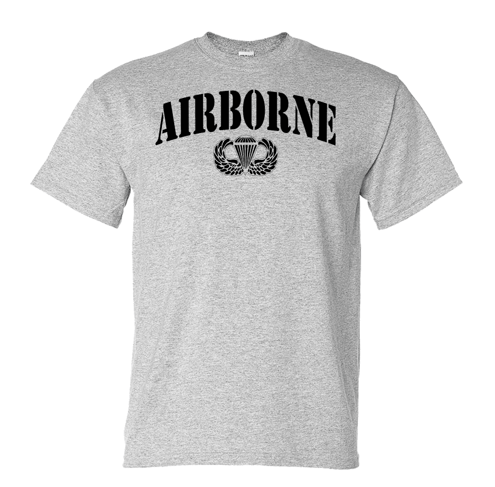 Airborne T-Shirt - US Army Badge T-Shirts - PriorService.com