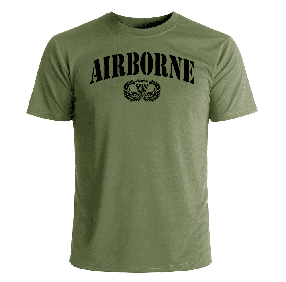 Airborne T-Shirt - US Army Badge T-Shirts - PriorService.com