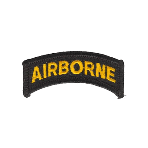 Airborne Tab - Gold/Black - Shop for US Army Items by Airborne ...