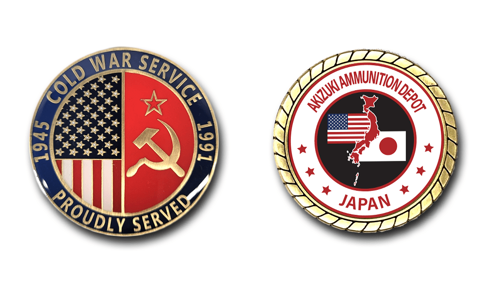 Akizuki Ammunition Depot Japan Cold War Veteran Challenge Coin - Japan ...