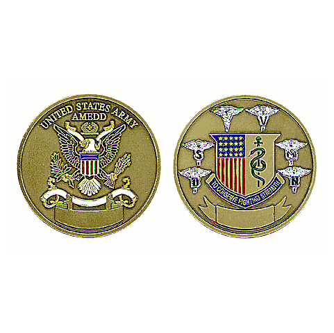 AMEDD Army Medical Department Officer Challenge Coin