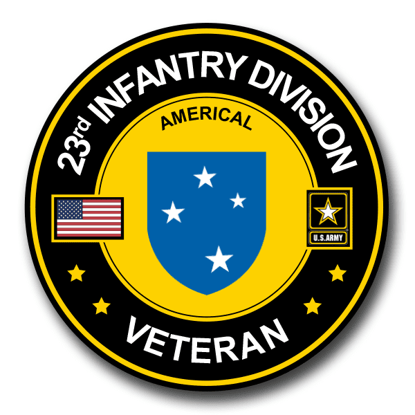 Americal 23rd Infantry Division Veteran Decal - US Army Division ...
