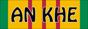An Khe Vietnam Decal Sticker - Vietnam Ribbon Location Stickers ...