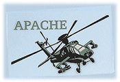 Apache Helicopter Decal - Army Aircraft and Armor Decals - PriorService.com