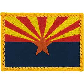 Arizona Flag Patch - State Patches - PriorService.com