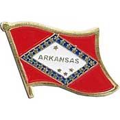 Arkansas State Flag Pin - U.S. State Flag Pins - PriorService.com