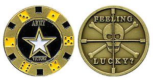 Army Chip Card Holder - US Army Challenge Coins - PriorService.com