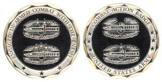 Army Combat Action Badge Coin - US Army Challenge Coins - PriorService.com