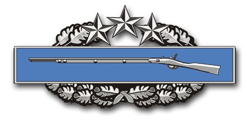 Army Combat Infantry Badge 4th Award Vinyl Decal - US Army Combat ...