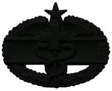 Army Combat Medical 2nd Award Metal Subdued Badge - US Army Subdued ...