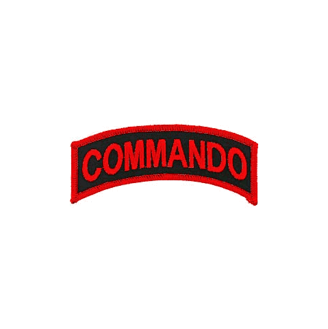 Army Commando Tab 4 1/2" Patch - Army Patches - PriorService.com