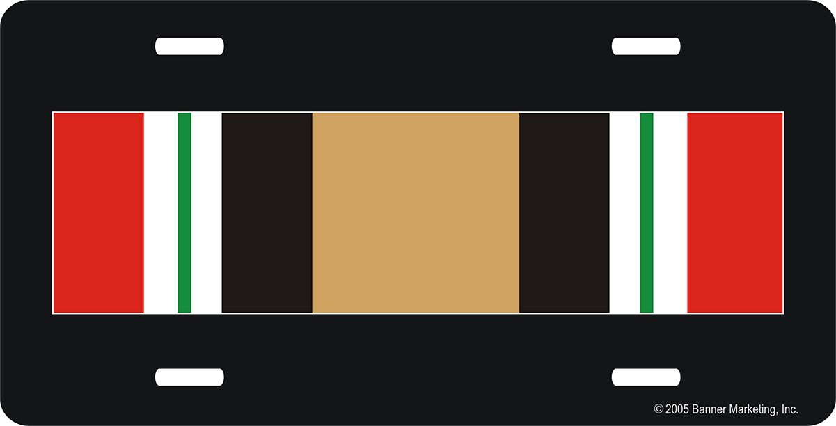 Army Iraq Veteran License Plate - US Army License Plates - PriorService.com