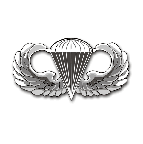 Army Jump Wings Vinyl Transfer Decal - US Army Combat Badges Vinyl ...