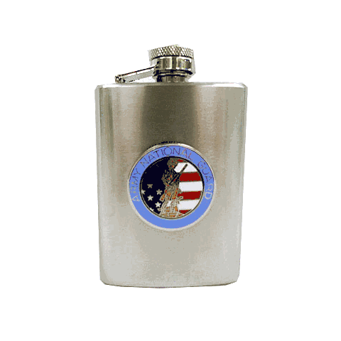 Army National Guard Flask 4 Oz - Military Flasks - PriorService.com