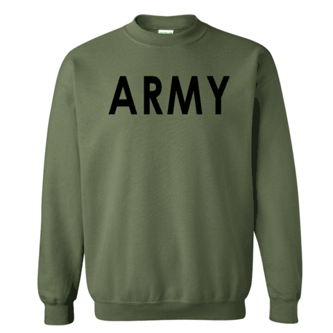Army OD Green Sweatshirt - US Army OD Green Sweatshirts - PriorService.com