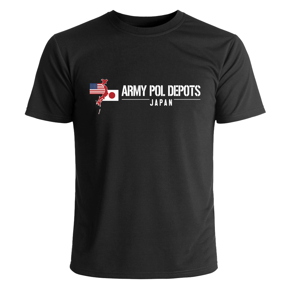 Army Pol Depots Japan T-Shirt - Japan Duty Station T-Shirts - PriorService.com