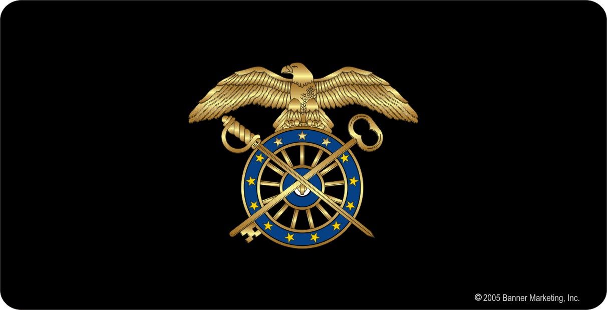 Army Quartermaster Corps License Plate - US Army License Plates ...