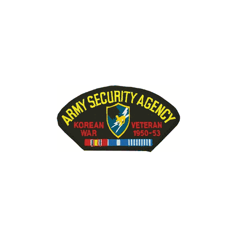 Army Security Agency Korean War Veteran Patch - Korean Veteran Patches ...