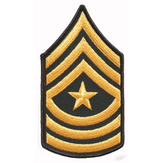 Army Sergeant E-5 Cloth Rank Pair - Army Enlisted Cloth Ranks ...