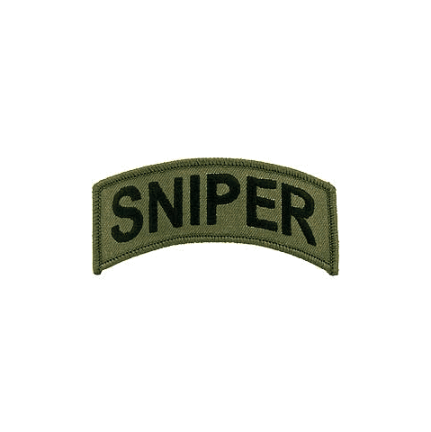 Army Sniper Subdued Tab 4" X 1 1/2" Patch - Army Patches - PriorService.com