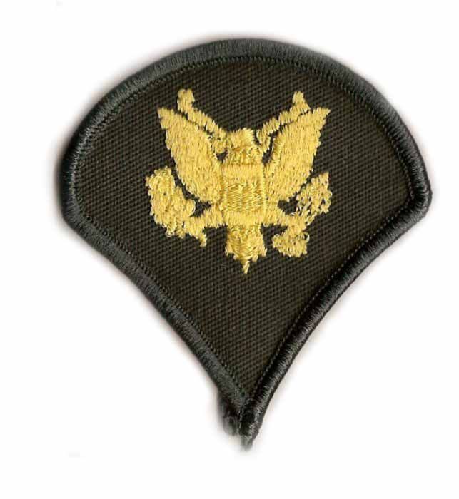 Army Spec 4 E-4 Cloth Rank Pair - Army Enlisted Cloth Ranks ...