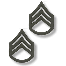 Army Black Metal Rank Insignia , Military Gifts and more at ...