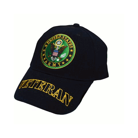 Army Veteran Embroidered Cap - US Army Caps - PriorService.com