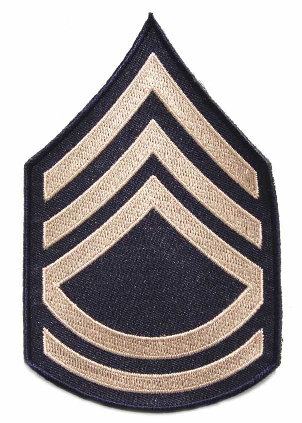 Army WWII/Korea Tech Sergeant Cloth Rank Pair - Army Enlisted Cloth ...