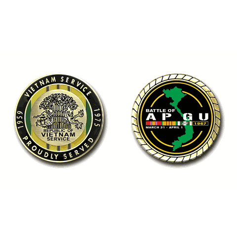 Battle of Ap Gu Vietnam Challenge Coin - Vietnam Battles & Operations ...
