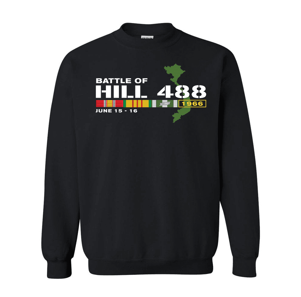 Battle of Hill 488 Vietnam Sweatshirt - Vietnam Battles & Operations ...