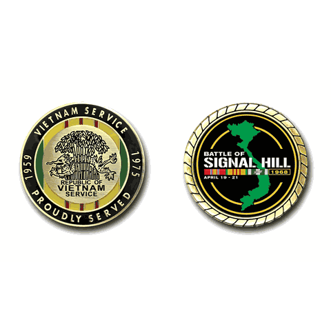 Battle of Signal Hill Vietnam Challenge Coin - Vietnam Battles ...