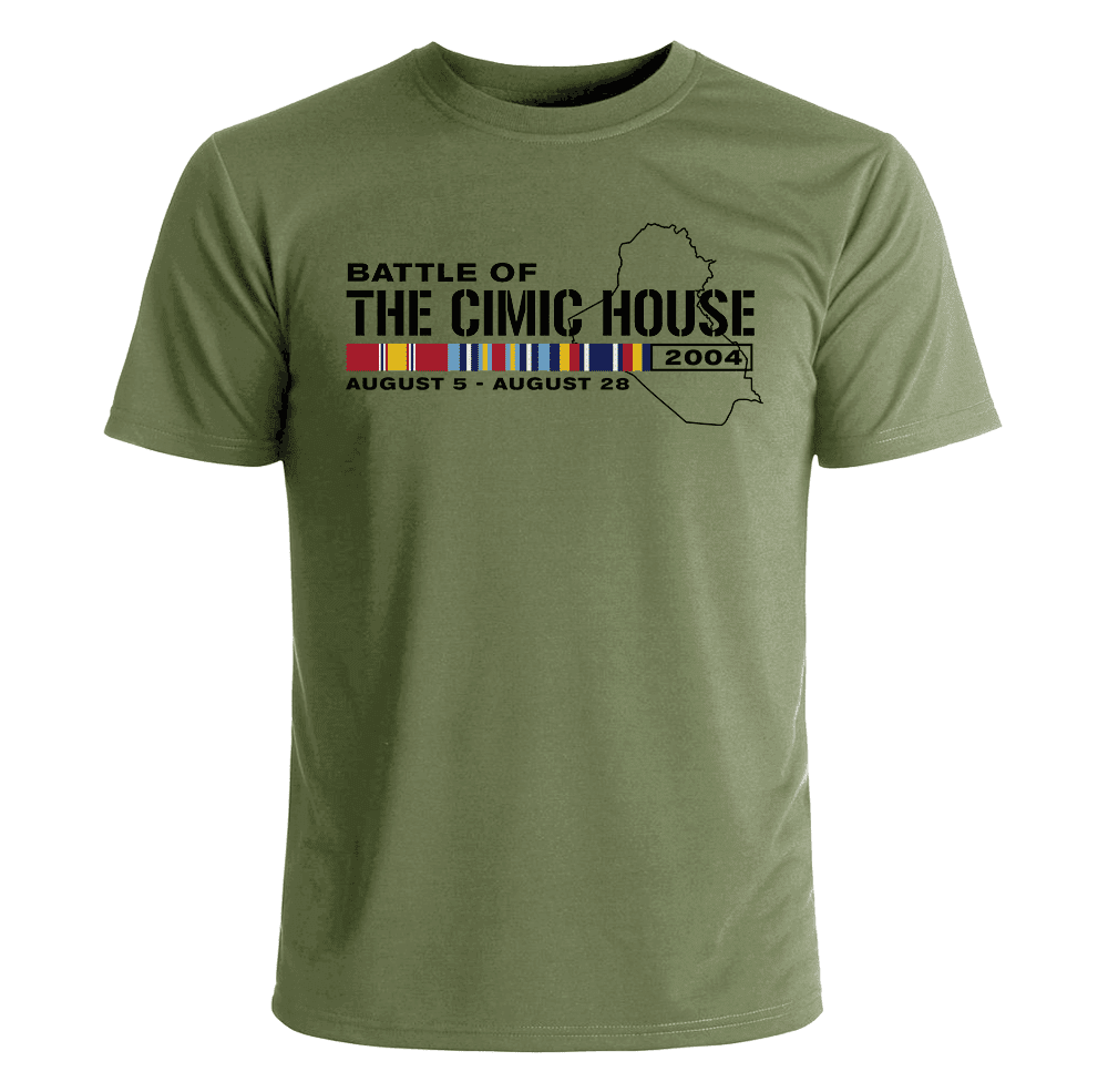 Battle Of The Cimic House T-Shirt - Iraq Operations & Battles T-Shirts ...