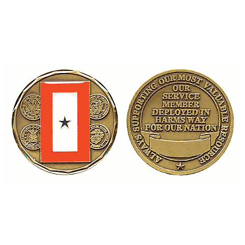 Blue Star Challenge Coin - US Army Challenge Coins - PriorService.com