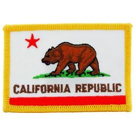 California Flag Patch - State Patches - PriorService.com
