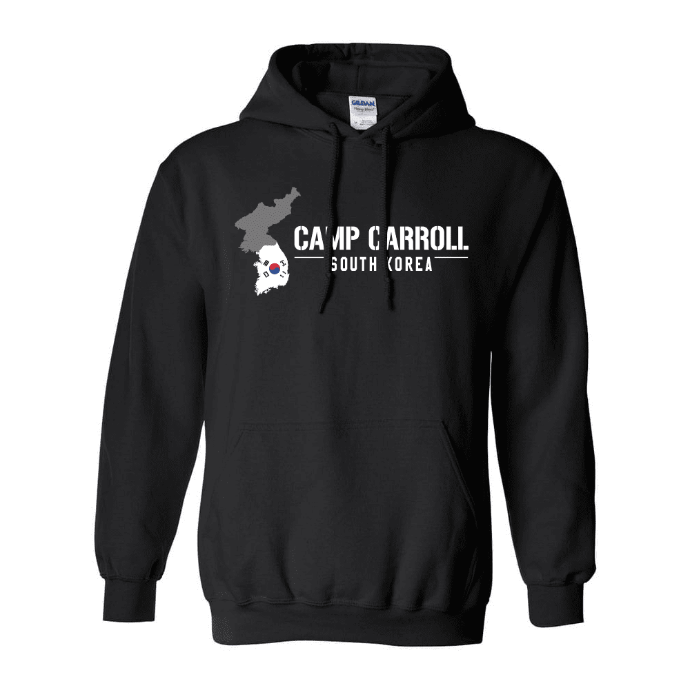Camp Carroll South Korea Hooded Sweatshirt - South Korea Duty Station ...