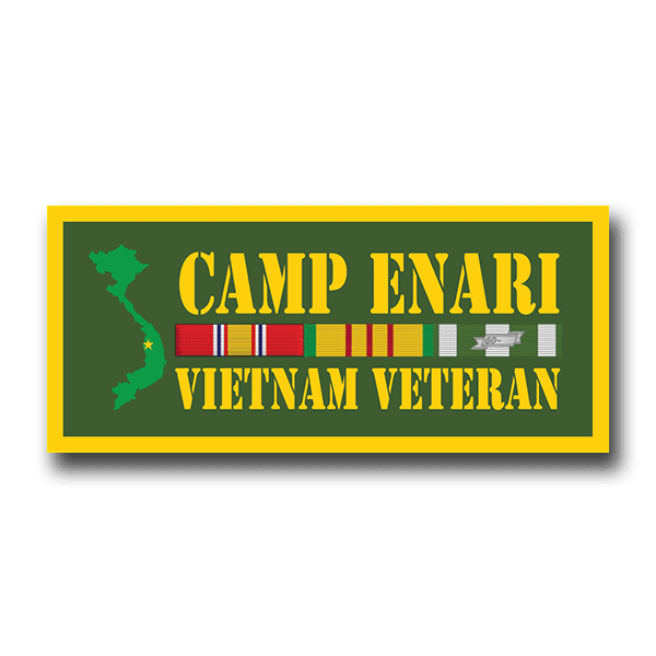 Camp Enari Vietnam Veteran Decal - Vietnam Duty Station Decals ...
