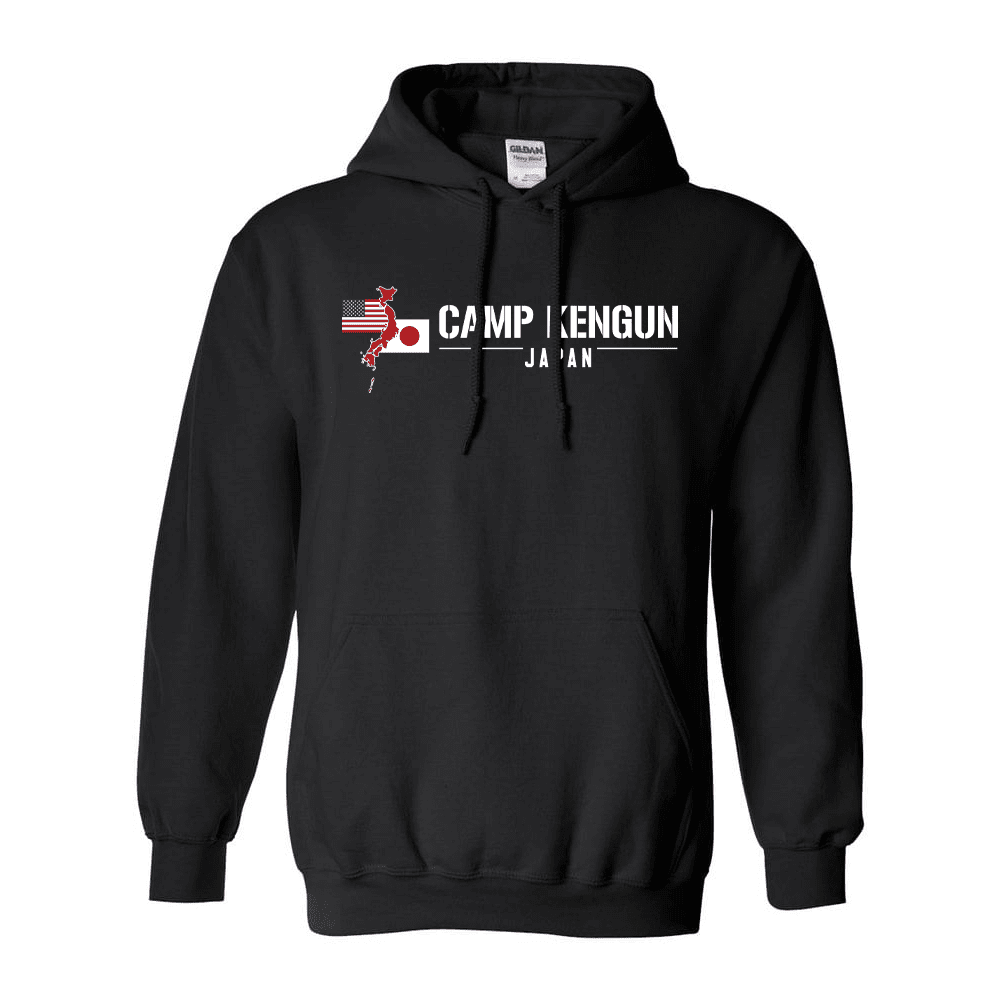 Camp Kengun Japan Hooded Sweatshirt - Japan Duty Station Hooded ...