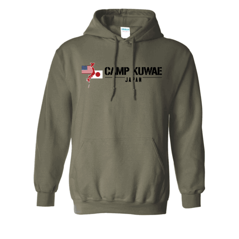 Camp Kuwae Japan Hooded Sweatshirt - Japan Duty Station Hooded ...