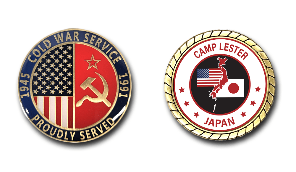 Camp Lester Japan Cold War Veteran Challenge Coin - Japan Duty Station ...