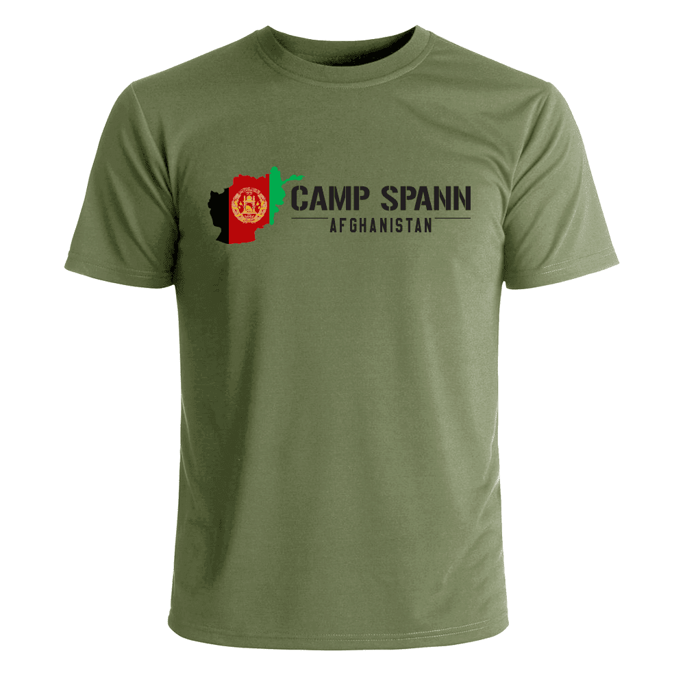 Camp Spann Afghanistan T Shirt - Afghanistan Duty Station T-Shirts ...