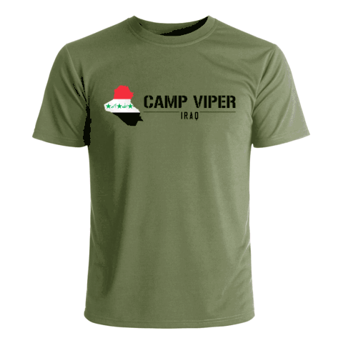 Camp Viper Iraq T-Shirt - Iraq Duty Station T-Shirts - PriorService.com